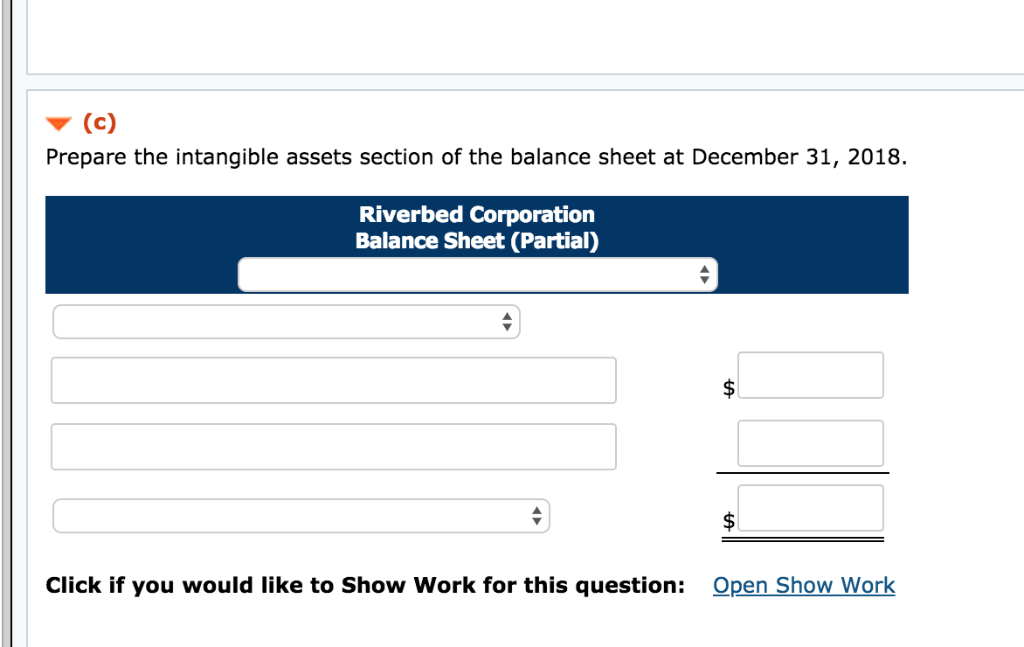 Solved Problem 9-5A (Part Level Submission) The intangible | Chegg.com