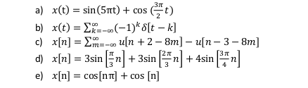 Solved Determine in each case, justifying the answer,3.1. | Chegg.com