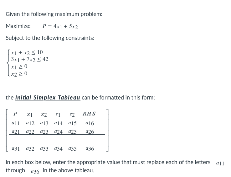 Solved Given the following maximum problem: Maximize: P = | Chegg.com