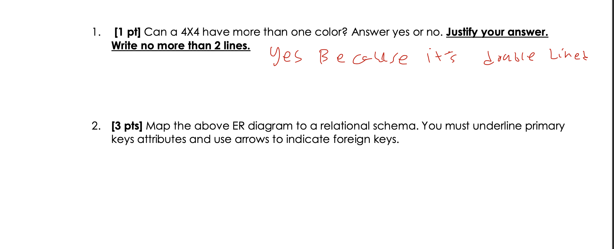 Solved b) Consider the following ER diagram: Vin model price | Chegg.com
