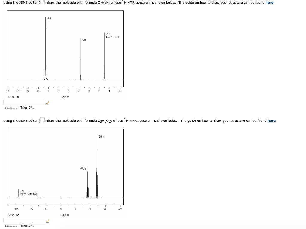 Solved Using the JSME editor() draw the molecule with | Chegg.com