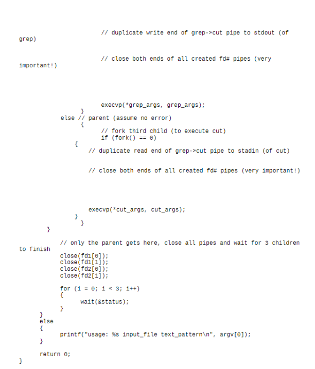 Solved 2. Pipelined Commands In this portion of the | Chegg.com