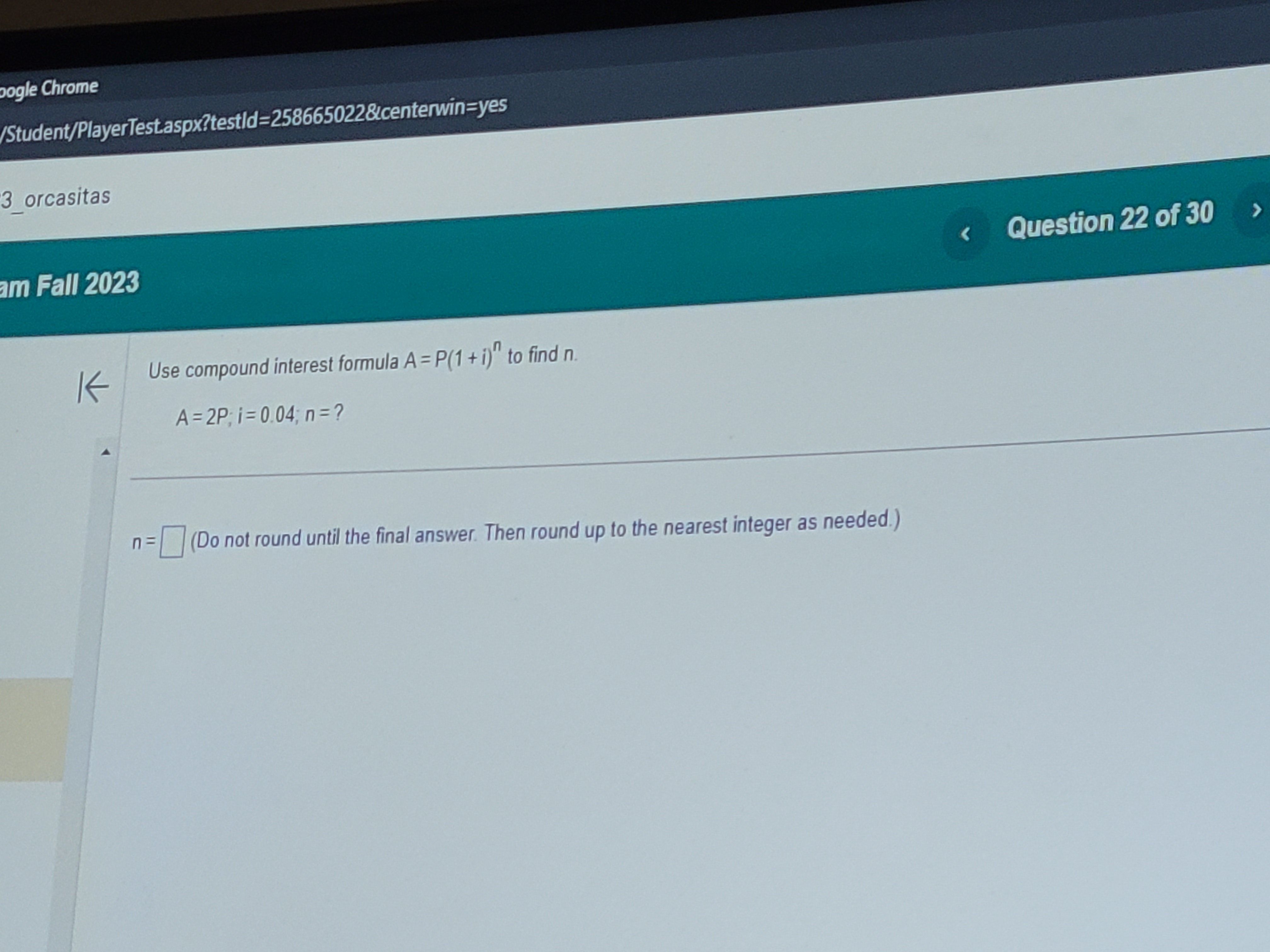 Solved 1larr, Use compound interest formula A=P(1+i)n ﻿to | Chegg.com