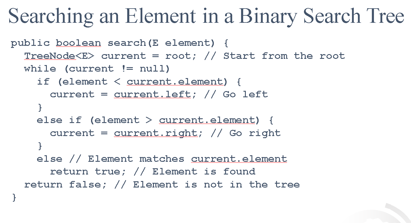 Solved Lab Assignment 25 (Binary Search Trees) • 1. Write a | Chegg.com
