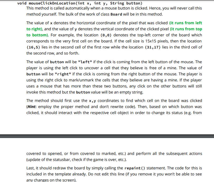 Solved Board [30pts] This class is the foundation for the | Chegg.com