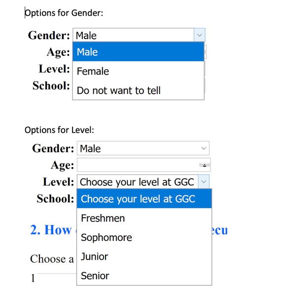 Solved Information Security Awareness Survery 1. Demographic | Chegg.com