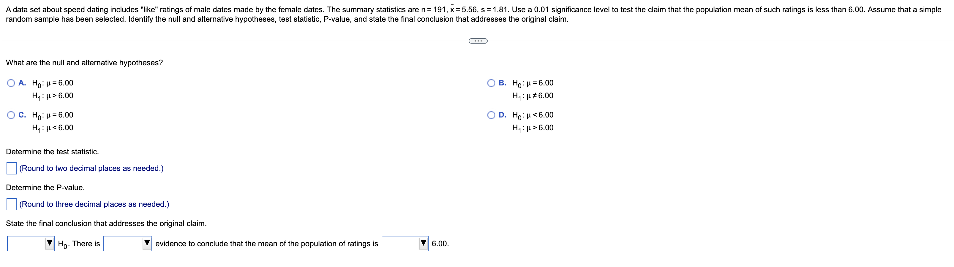 Solved random sample has been selected. Identify the null | Chegg.com