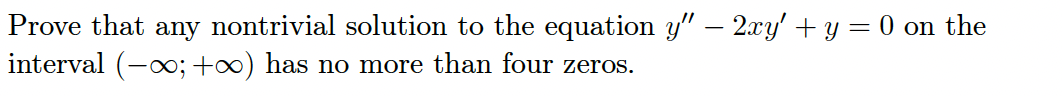 Solved Sturm comparison theoremProve that any nontrivial | Chegg.com
