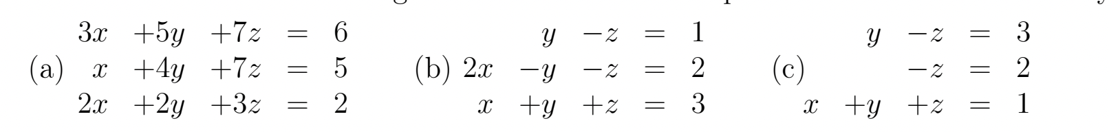 Solved Use The Gauss Jordan Algorithm To Determine The Point