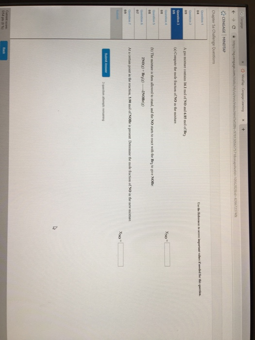 Solved 3 question attempts remaining | Chegg.com