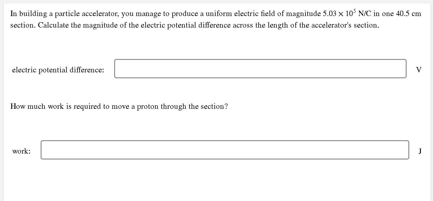 Solved In building a particle accelerator, you manage to | Chegg.com