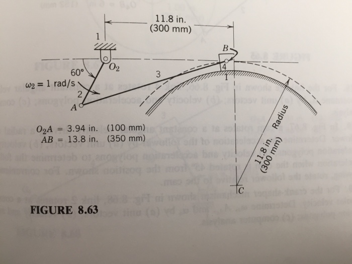Solved Use an acceleration polygon to find the acceleration | Chegg.com