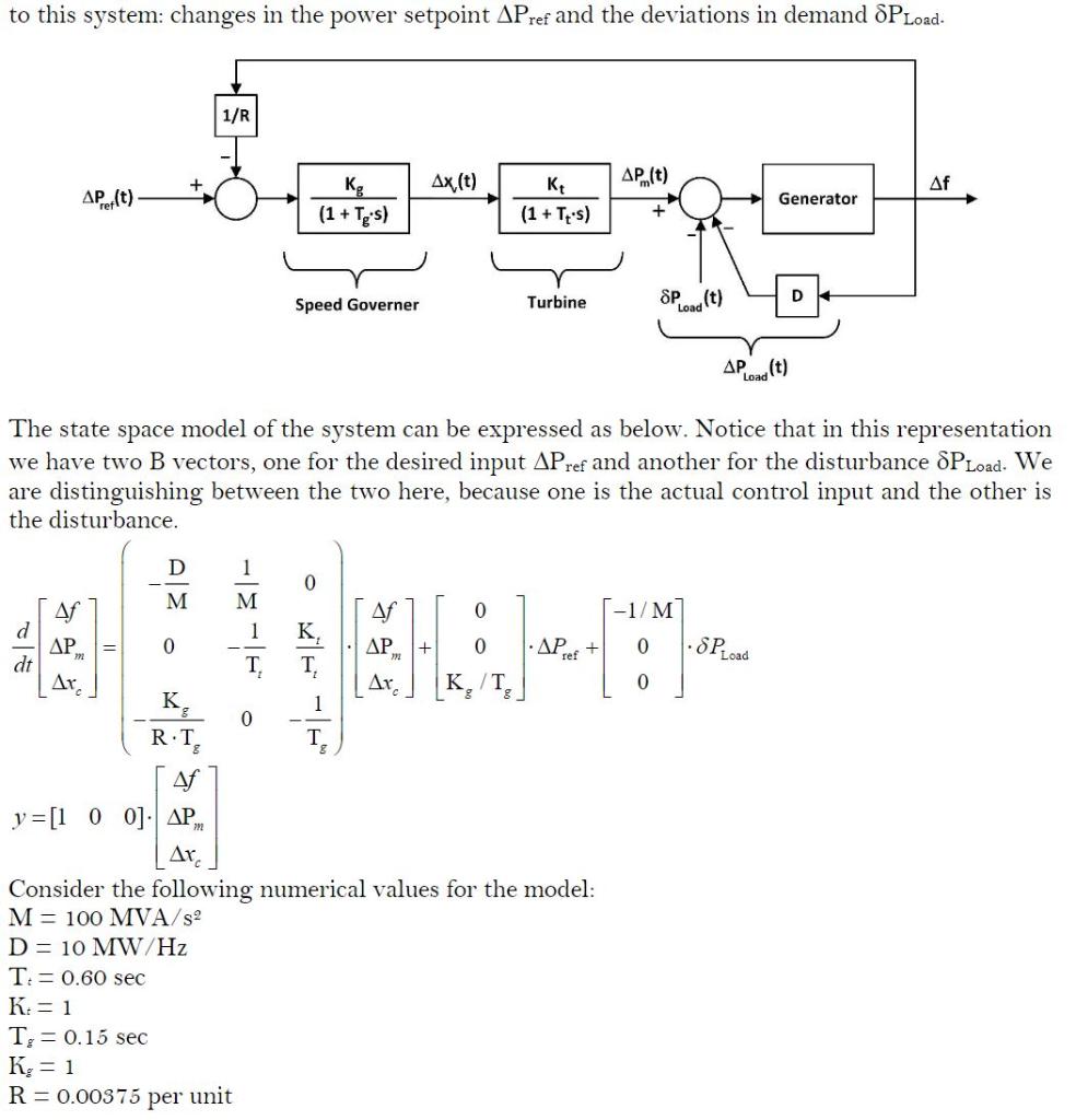 Solved Please show MATLAB code for the solution to the state | Chegg.com