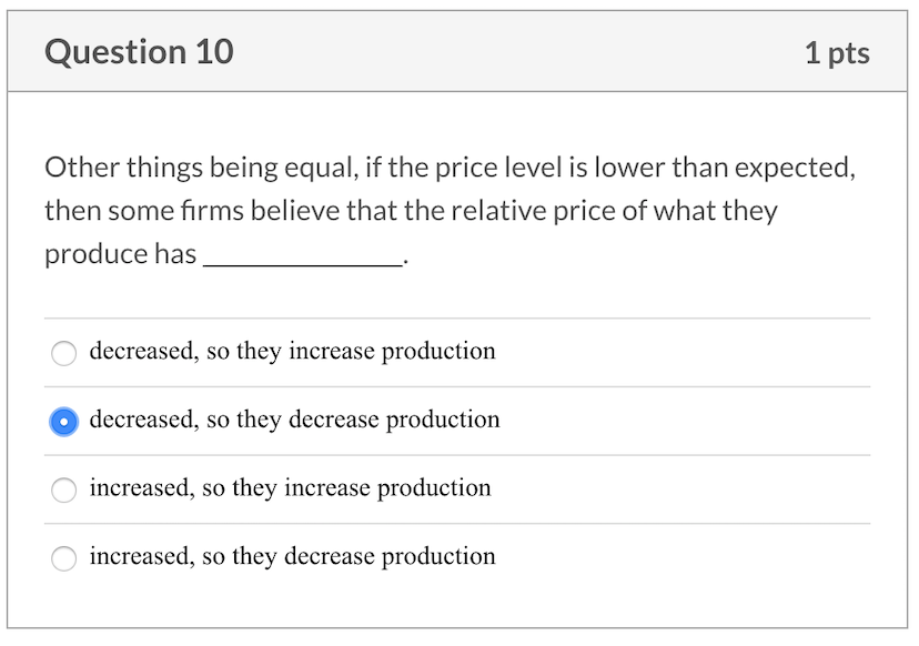 Solved 1 pts Question 3 An increase in household saving | Chegg.com