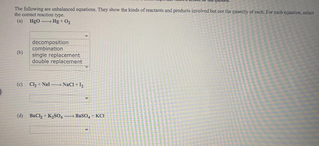 Solved 1. Please answer for each box, the correct option, of | Chegg.com