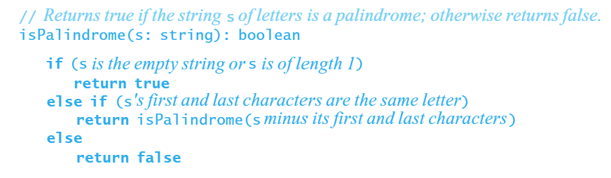 Solved Implement The Ispalindrome Function Using A Stack 9171