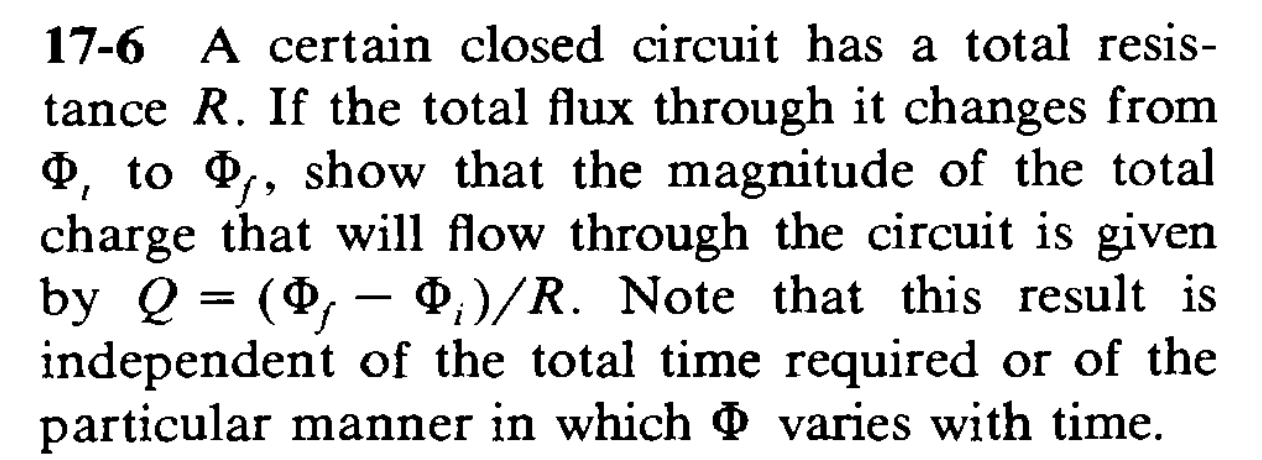 Solved 17-6 A certain closed circuit has a total resis- | Chegg.com