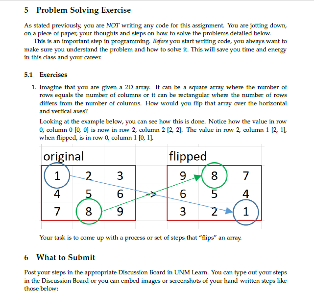 Solved 5 Problem Solving Exercise As stated previously, you | Chegg.com
