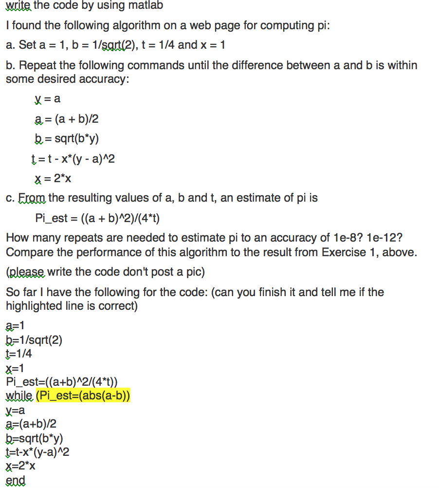 Solved write the code by using matlab l found the following | Chegg.com