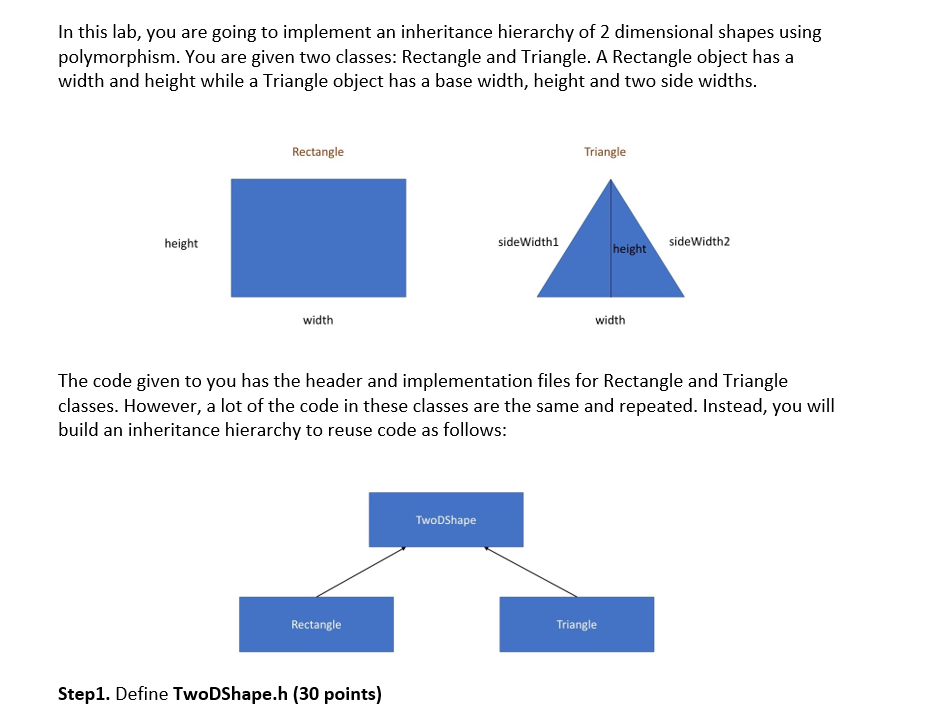 Solved In this lab, you are going to implement an | Chegg.com