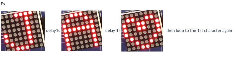 For the assignment, you have to do an 8x8 dot matrix | Chegg.com