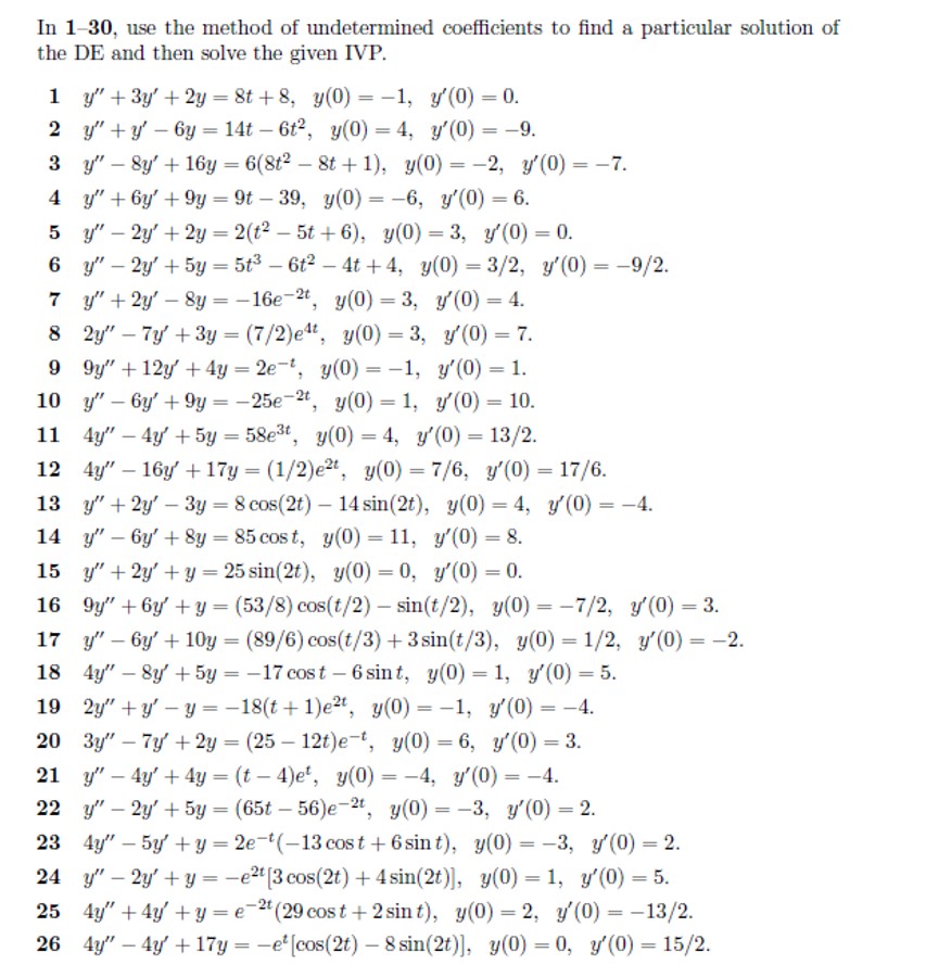 Solved I only need 20 ﻿and 24 ﻿to be answered In 1-30, ﻿use | Chegg.com