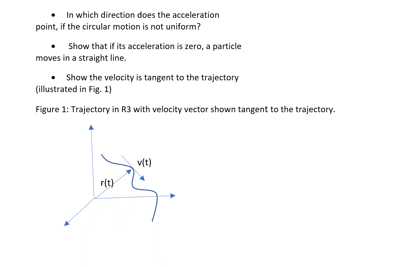 Solved In which direction does the acceleration point, if | Chegg.com
