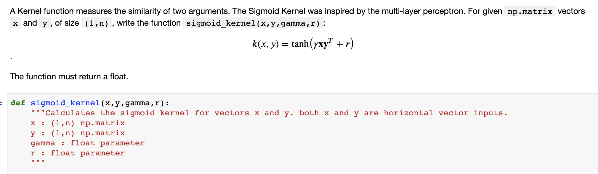 Solved A Kernel function measures the similarity of two | Chegg.com