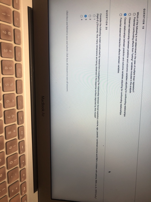 Solved QUESTION 19 O Potential confounding effects from | Chegg.com