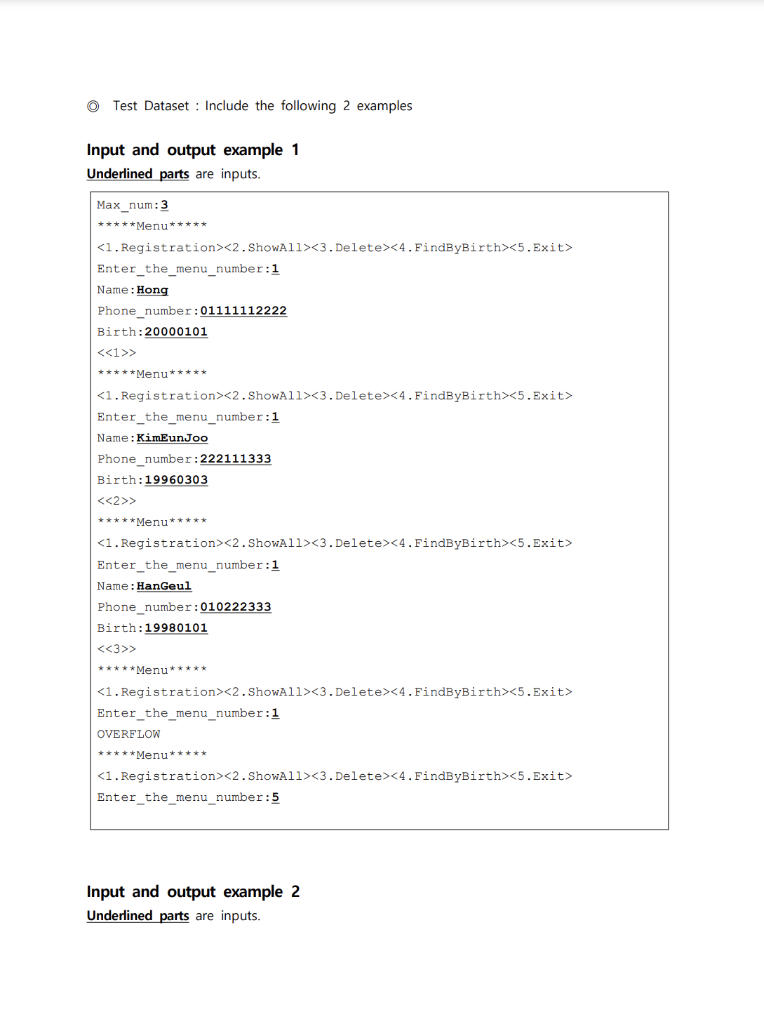 Solved Project Contact Management Program: 2nd Stage | Chegg.com