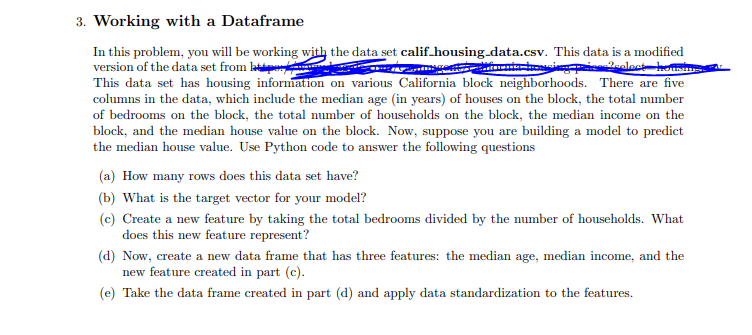 Solved Please help with python coding!!Working with a | Chegg.com