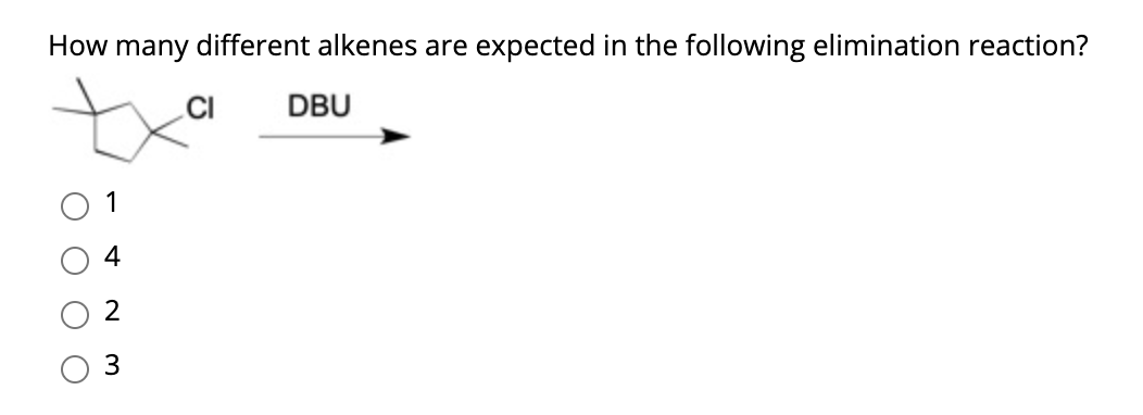 Solved How many different alkenes are expected in the | Chegg.com