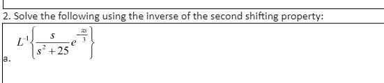 Solved 2. Solve the following using the inverse of the | Chegg.com