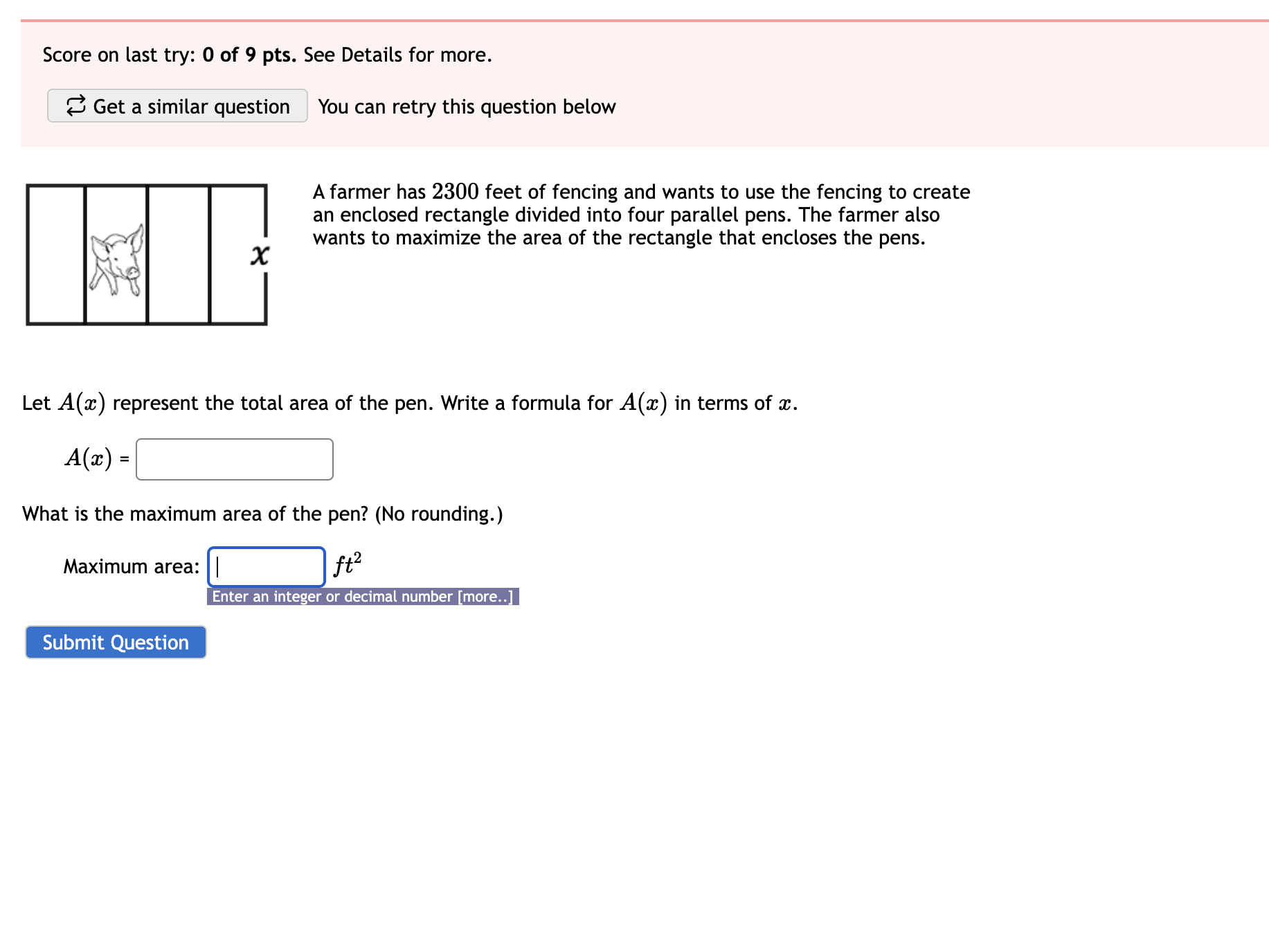 Solved Score on last try: 0 of 9 pts. See Details for more. | Chegg.com