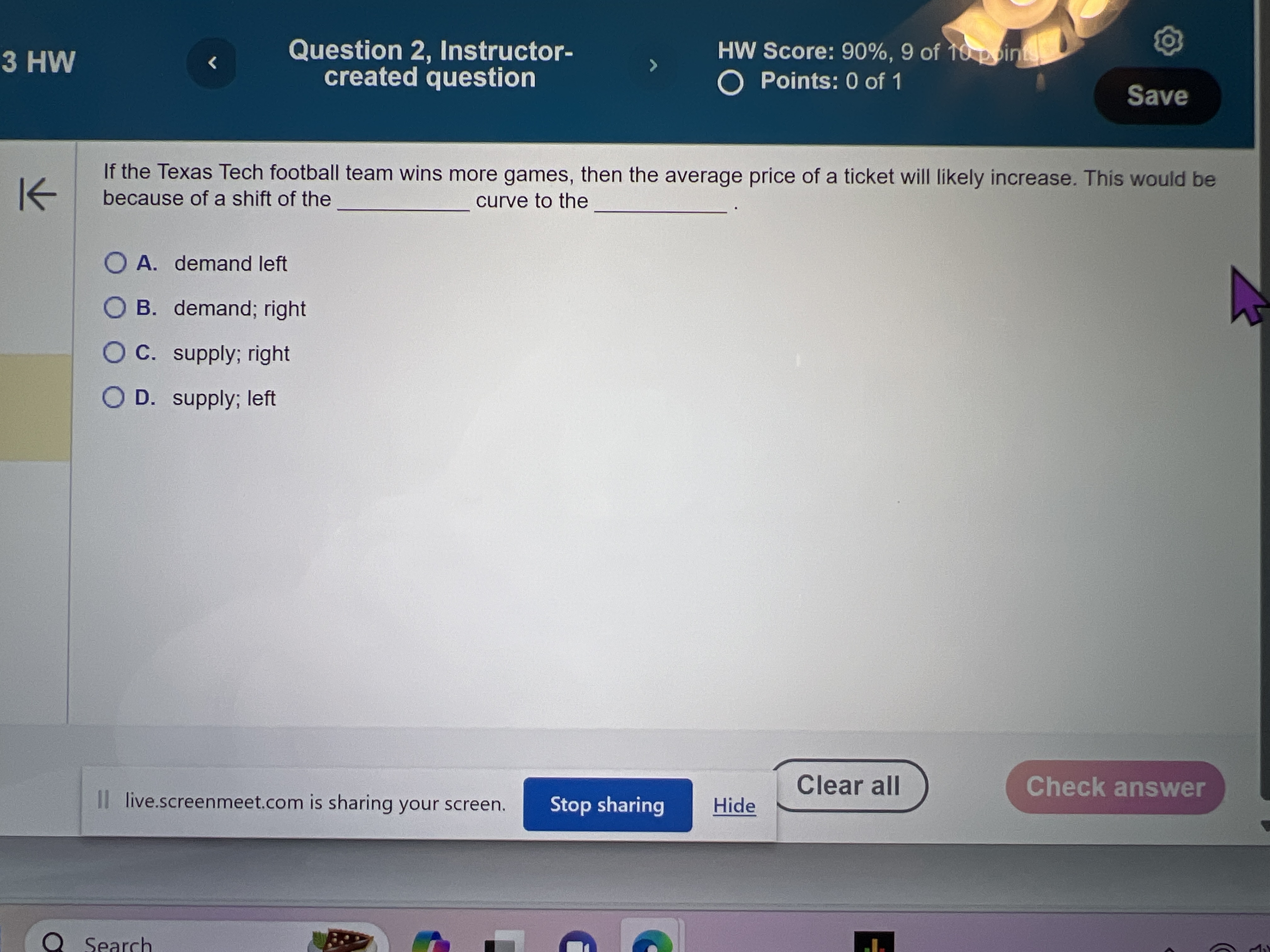 Solved If the Texas Tech football team wins more games, then | Chegg.com