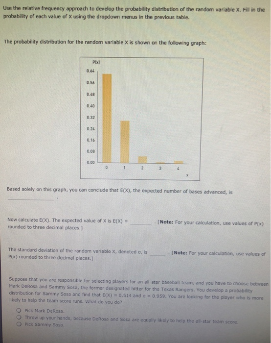 Solved Use the relative frequency approach to develop the | Chegg.com
