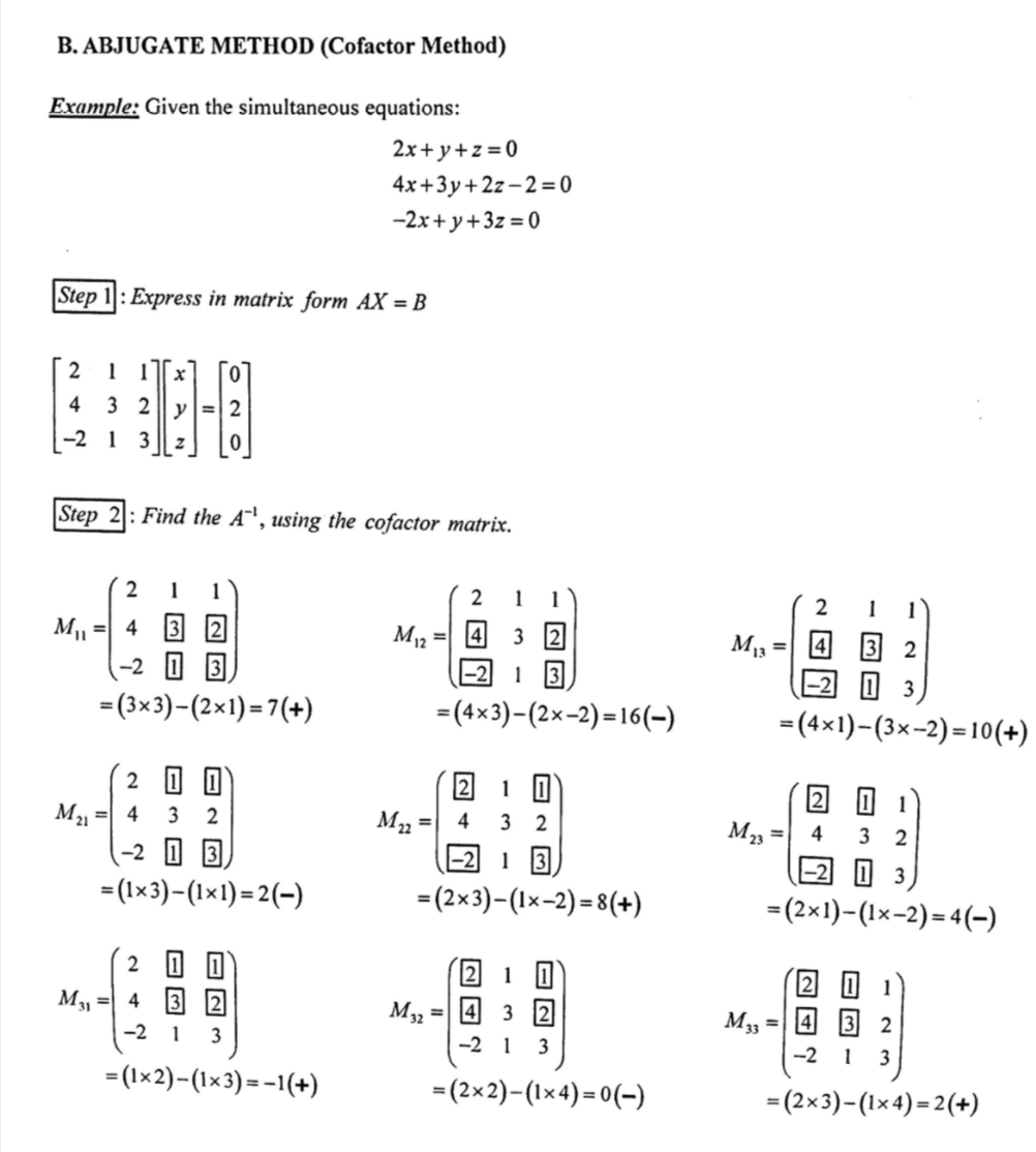 Solved QUESTION : SOLVE USING EITHER THE CRAMER'S RULE | Chegg.com