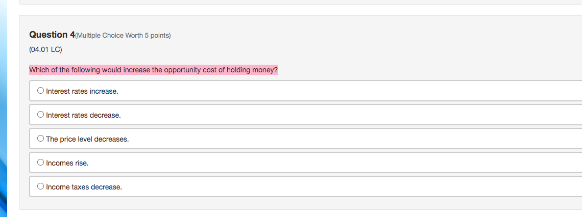 Solved Question 4(Multiple Choice Worth 5 points) (04.01 LC) | Chegg.com