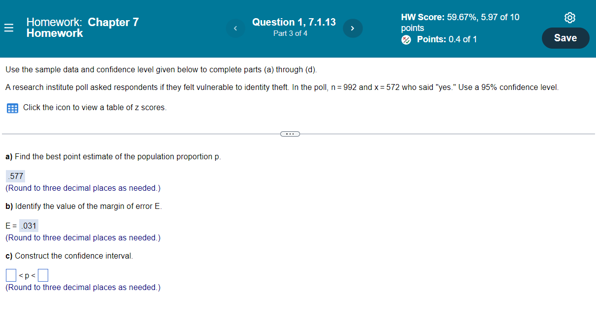 Solved Homework: Chapter 7 Homework a) Find the best point | Chegg.com