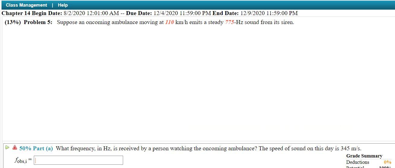 Solved Class Management | Help Chapter 14 Begin Date: | Chegg.com