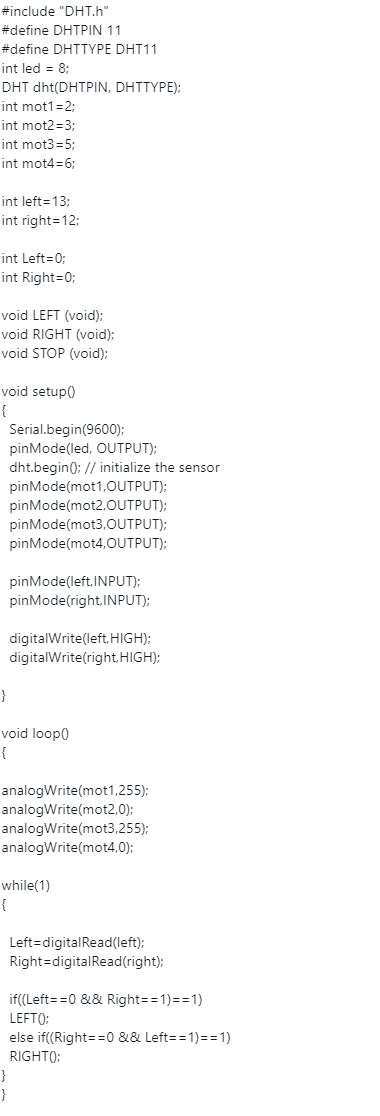 Solved #include "DHT.h" #define DHTPIN 11 #define DHTTYPE | Chegg.com