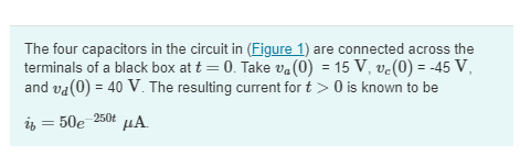 Solved Calculate the initial energy stored in the | Chegg.com