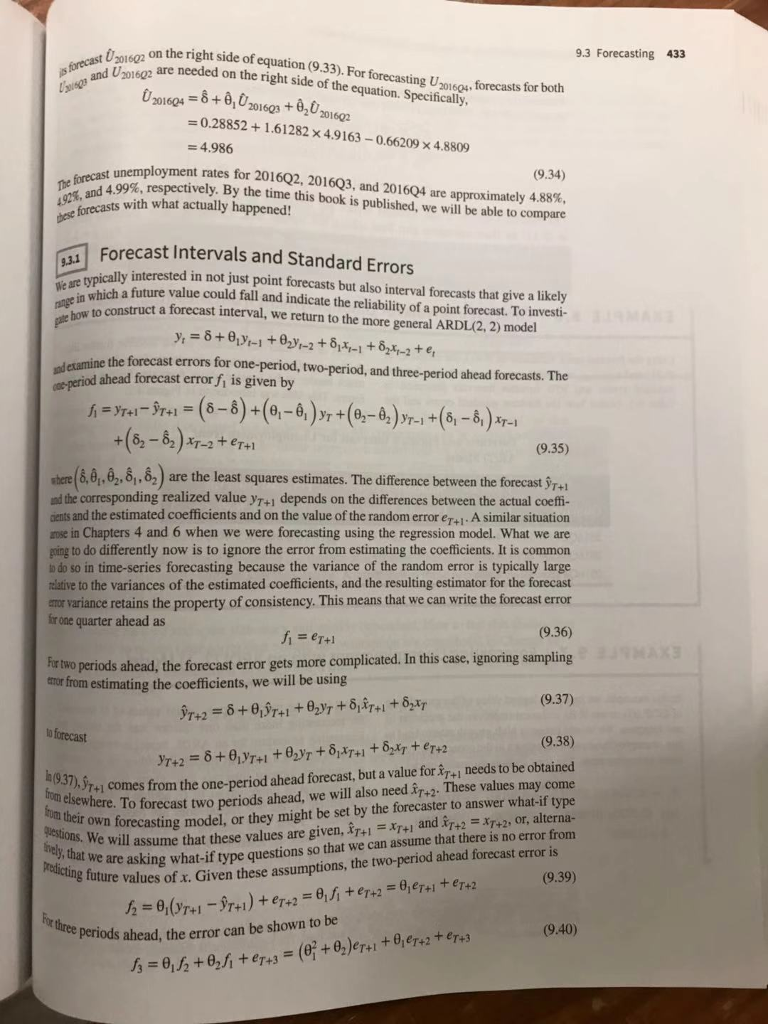 Solved a. Please write the generic equation for an ARDL2,1) | Chegg.com