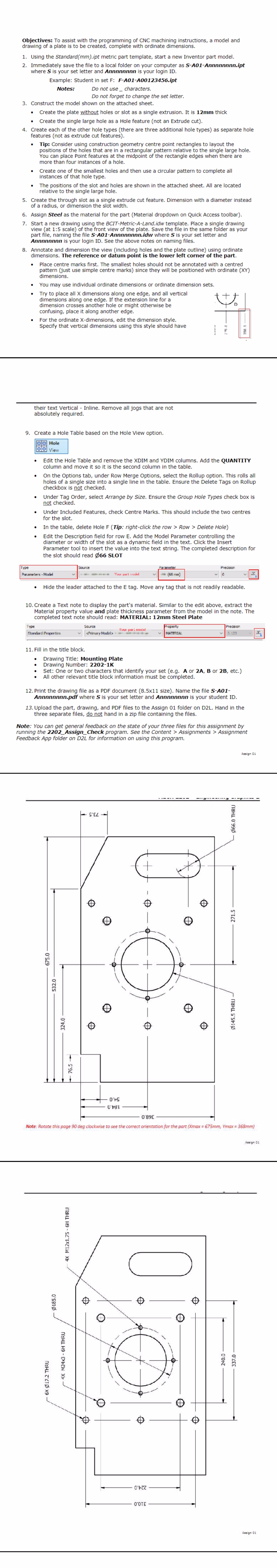 Solved jectives: To assist with the programming of CNC | Chegg.com