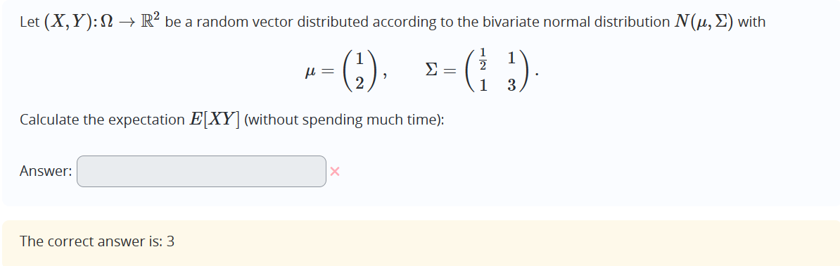 Solved Let (x,Y):Ω→R2 ﻿be a random vector distributed | Chegg.com