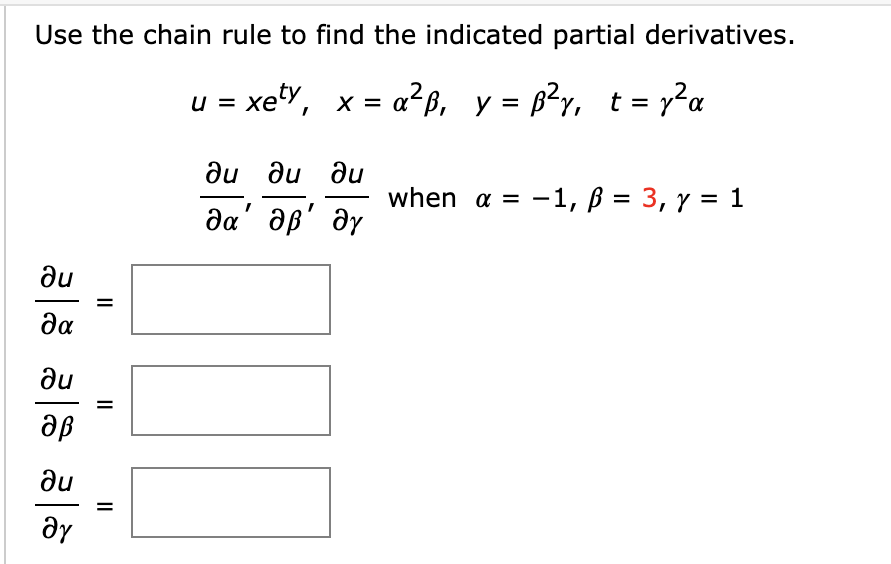 Solved Use the chain rule to find the indicated partial | Chegg.com