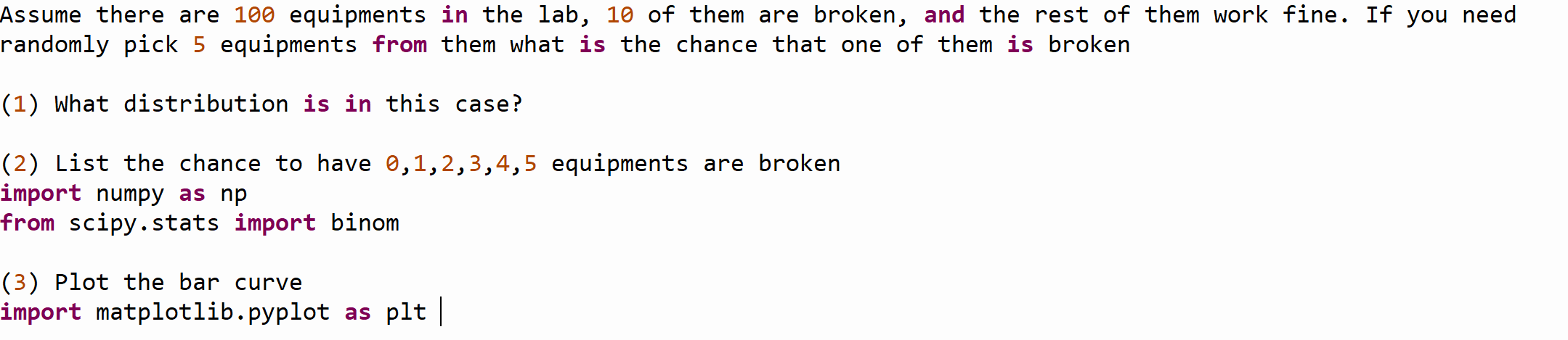 Solved Assume there are 100 equipments in the lab,10 of them | Chegg.com
