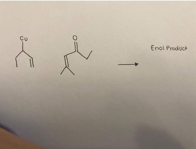 Solved 1- show the final enol product for the above | Chegg.com