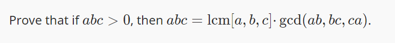 Solved Prove that if abc>0, then | Chegg.com