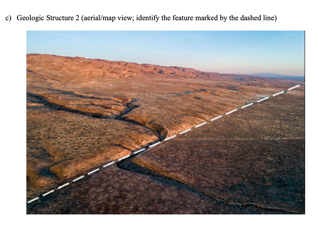Solved Geologic Structure 2 (aerial/map view; identify the | Chegg.com